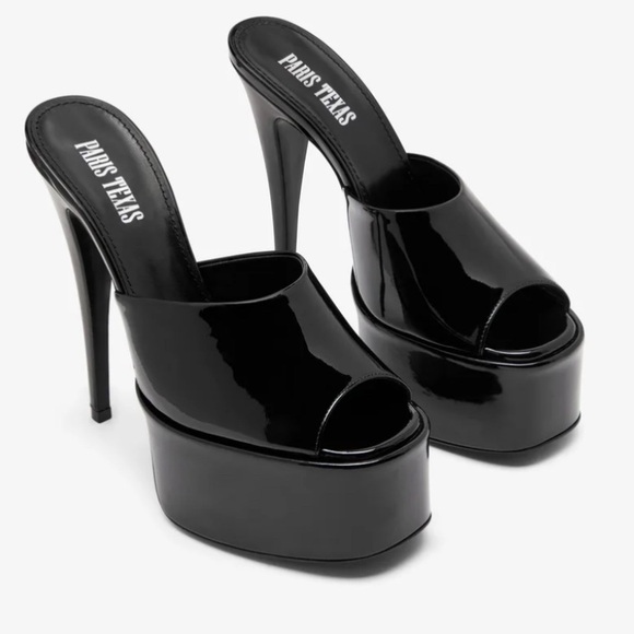 Paris Texas | Shoes | Paris Texas Marina Muleblack Patent Leather ...